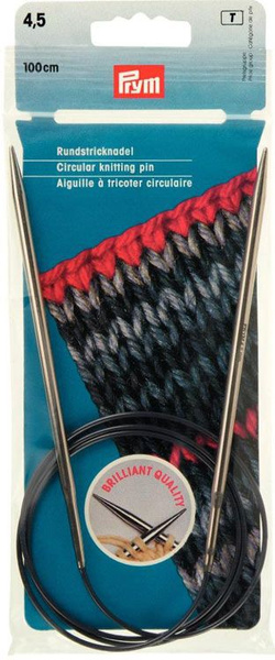 Спицы круговые 4.5 мм 100 см Prym 212156 - купить с доставкой по ...