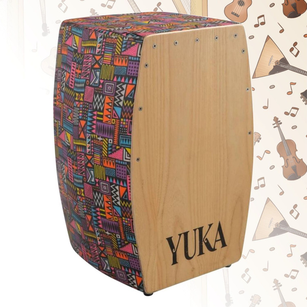 Кахон с подструнником YUKA CAJ-PVC-FS AZTEC купить на OZON по низкой ...