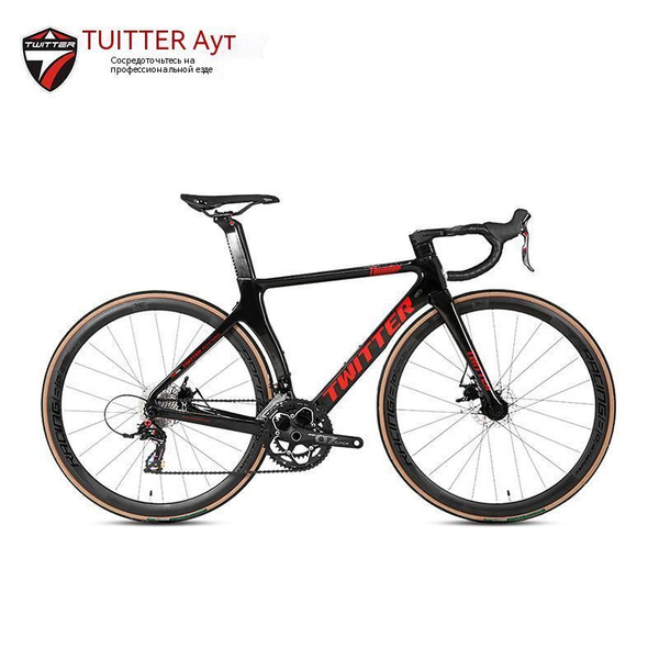 Дорожный велосипед Twitter Thunder из углеродного волокна 700C 22 ...