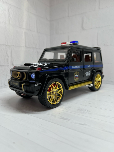 Металлическая инерционная машина "Mercedes-Benz G-Class ФСБ ...