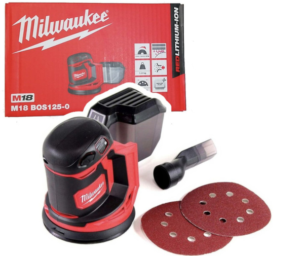 Аккумуляторная шлифмашина Milwaukee M18 BOS125-0 4933464228 купить на ...