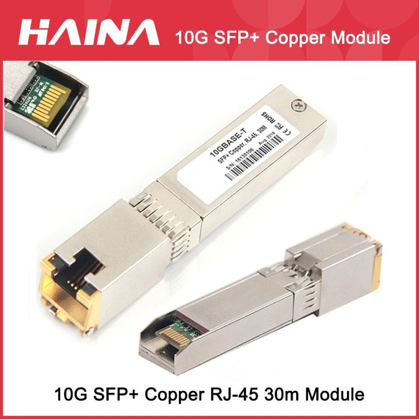 10G SFP+ к RJ45 медный модуль 10gb SFP RJ45 модуль SFP SFP+-T 10GBase-T ...