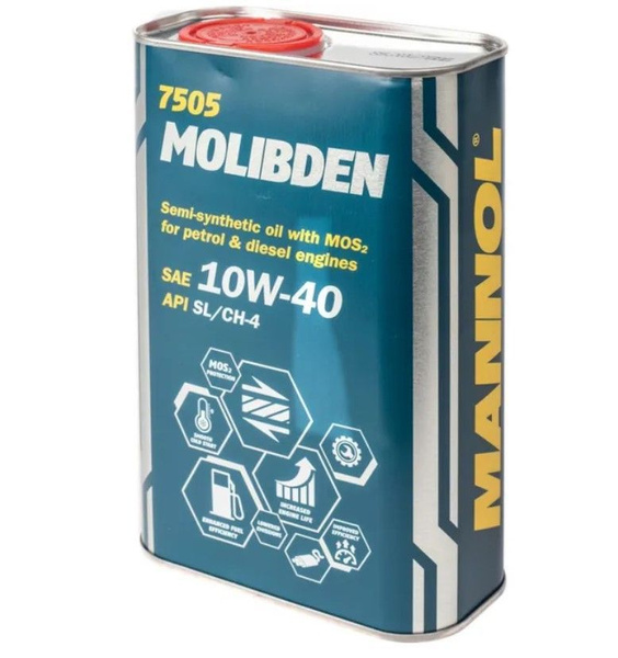 Масло моторное MANNOL 10W-40 Полусинтетическое - купить в интернет ...