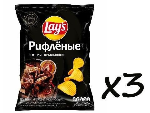 Чипсы картофельные "Lay's" Острые крылышки, рифленые, 95 г - купить с ...