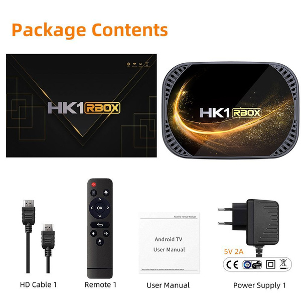Медиаплеер HK1 RBOX-X4S, USB, черный, Android купить по низкой цене с ...