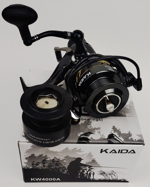 Катушка KAIDA KW, С байтраннером, 4000, Передний + Задний фрикцион купить по низкой цене с ...