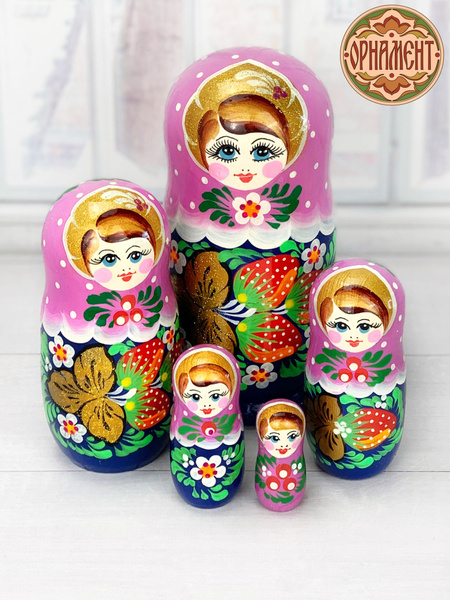 Матрешка деревянная традиционная развивающая игрушка детская 5 мест ...