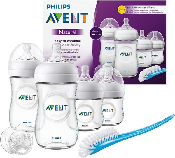 Набор Philips Avent для кормления новорожденных Natural SCD301/01 ...