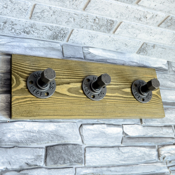 Вешалка настенная Tricky Pipe Вешалка в прихожую, 40x8x15 см - купить ...