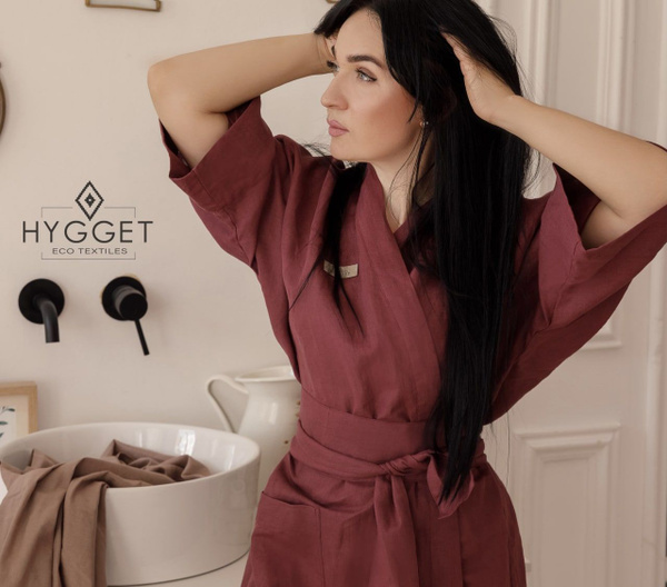Халат HYGGET ECO TEXTILES купить на OZON по низкой цене (999181357)