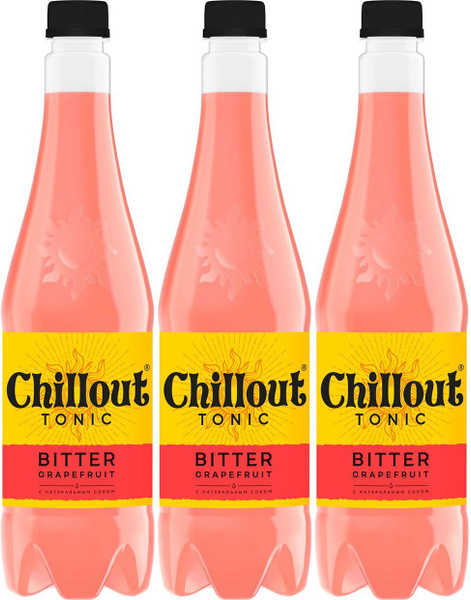Газированный напиток Chillout Bitter энергетический грейпфрут 0,33 л ...