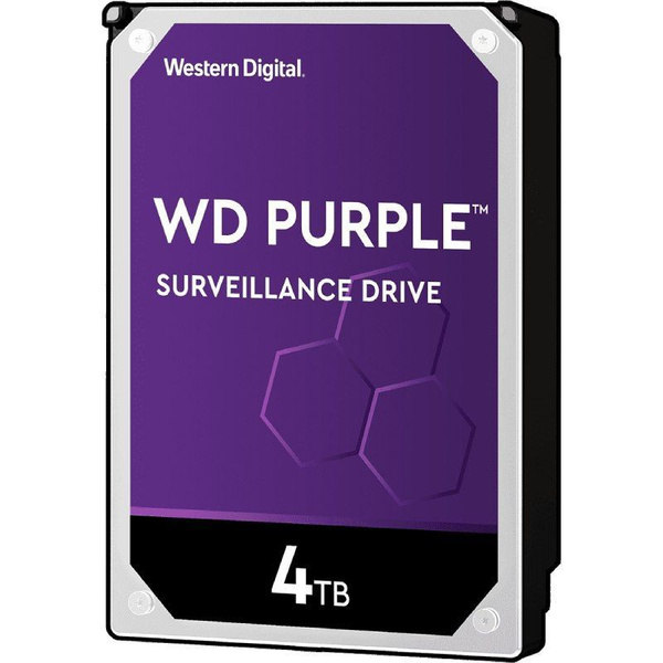 4 ТБ Внутренний жесткий диск Western Digital 4 ТБ Purple (WD40PURX ...