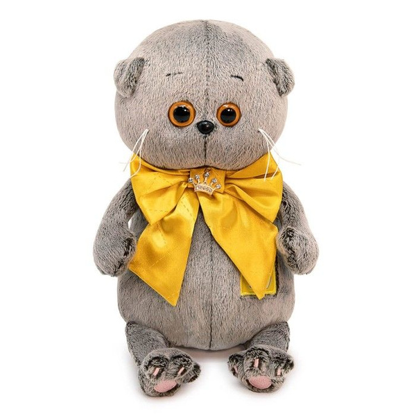 Basik&Co Мягкая игрушка "Басик Baby с золотым бантом", 20 см - купить с ...