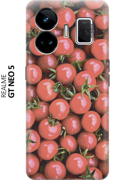Силиконовый чехол Черри на Realme GT Neo 5 / GT3 / Реалми ГТ Нео 5 ...