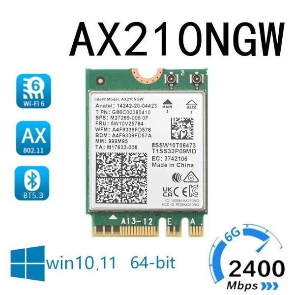 Intel Wi-Fi-адаптер AX210NGW - купить с доставкой по выгодным ценам в ...