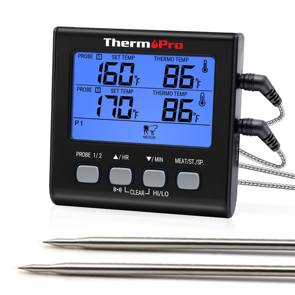 Кулинарный термометр ThermoPro, с щупом 20 см, для духовки, для еды ...