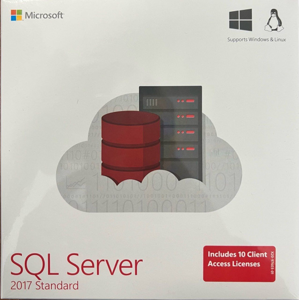 Программа SQL SVR STANDART EDTN 2017 ENGLISH DVD 10 CLT купить по ...