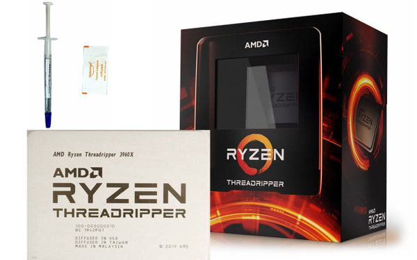 Процессор 100-100000010WOF Ryzen Threadripper, BOX (без кулера), 24 яд ...