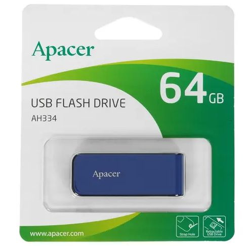 USB-флеш-накопитель Apacer AH334 64 ГБ 64 ГБ - купить по выгодной цене ...