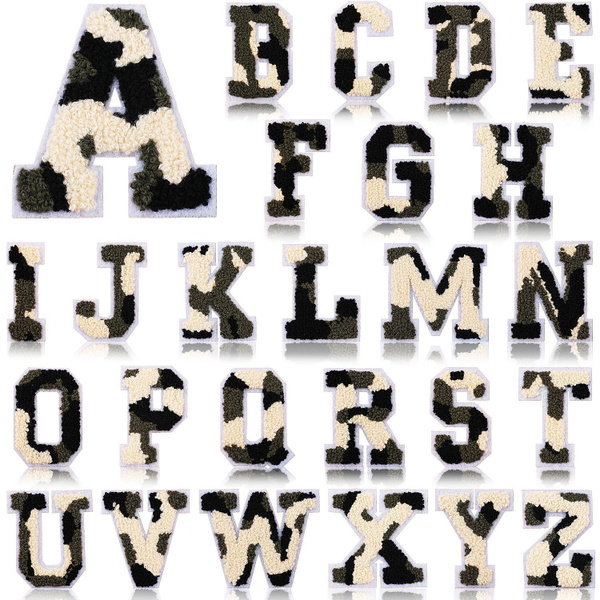 Термонашивки на одежду алфавит камуфляж нашивки - купить с доставкой по ...