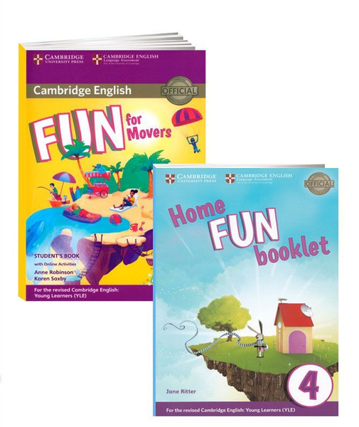Fun for Movers 4th edition + Home Fun Booklet 4 (Учебник + Рабочая ...