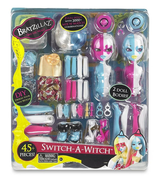 Характеристики Bratz Bratzillaz Собери ведьмочку Кукла Switch-a-Witch ...
