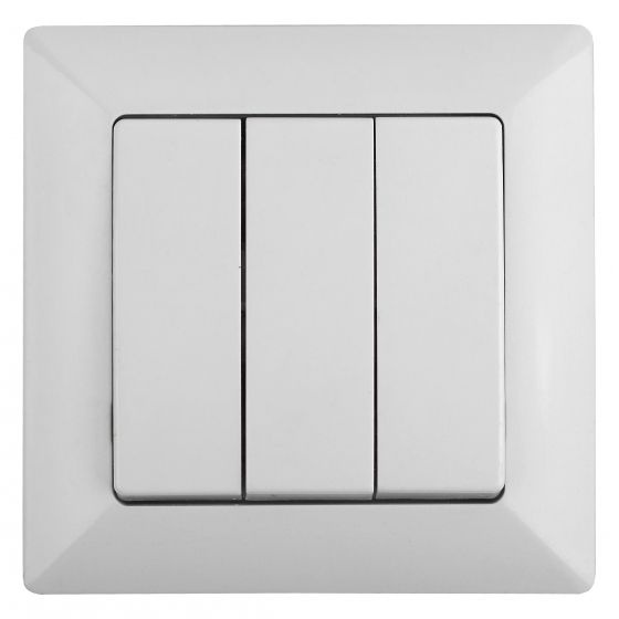 Выключатель Intro, клавиш 3 шт, монтаж Скрытый - купить с доставкой по ...