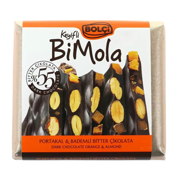 Шоколад Темный Bolci с Апельсином и Миндалем 70г купить на OZON по ...