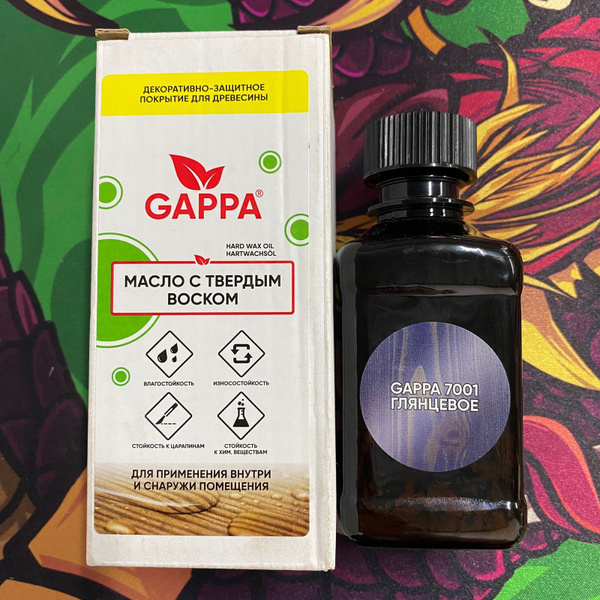 Масло для дерева GAPPA Гл7001 0.2 л., Черный графит - купить с ...