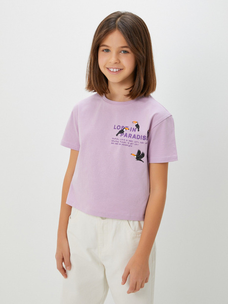Футболка Acoola, размер 146, цвет сиреневый, хлопок 100% - купить по выгодной цене в интернет ...