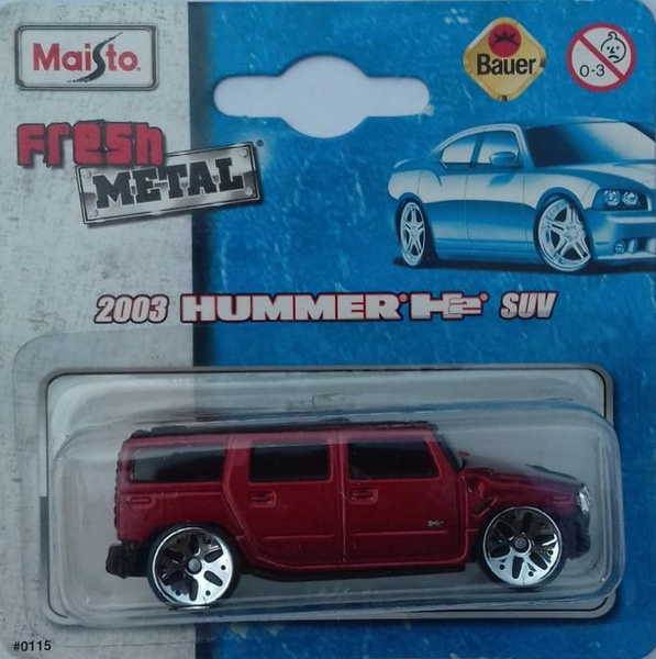 Модель автомобиля 2003 HUMER H2 suv 7см - купить с доставкой по ...