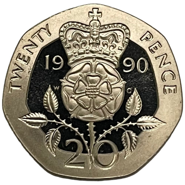 Великобритания 20 пенсов 1990 г. (Proof) - купить в интернет-магазине ...