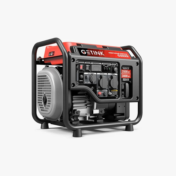 Генератор бензиновый инвенторный (ручной запуск) GETINK G3500i - купить по низкой цене в ...