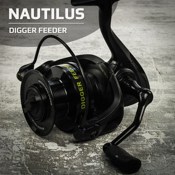 Катушка Nautilus Digger Feeder FD Reel, Безынерционная, 6000, Передний ...