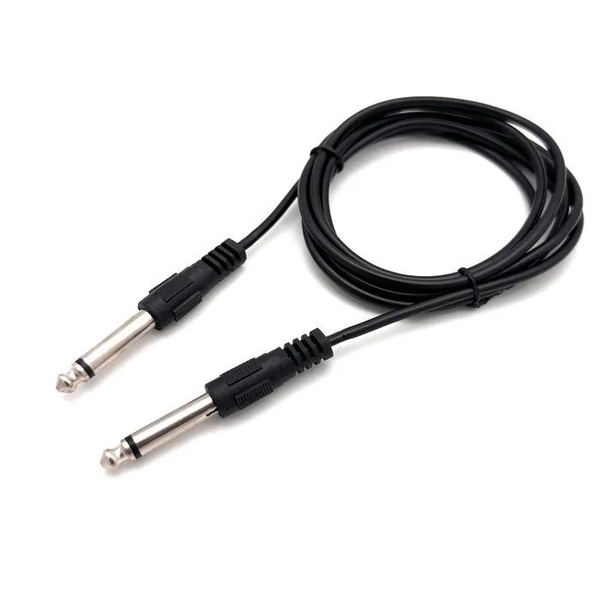 Кабель 6.3 мм аудио микрофонный XLR 3pin гнездо на штекер 6,3 мм 1.5 ...