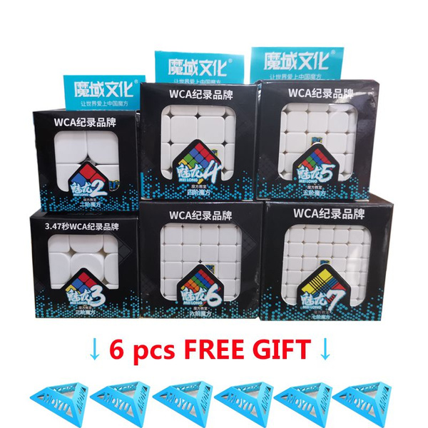 6 видов MoYu WCA Speed Magic Cubes Professional 2x2 3x3 4x4 5x5 6x6 7x7 ...