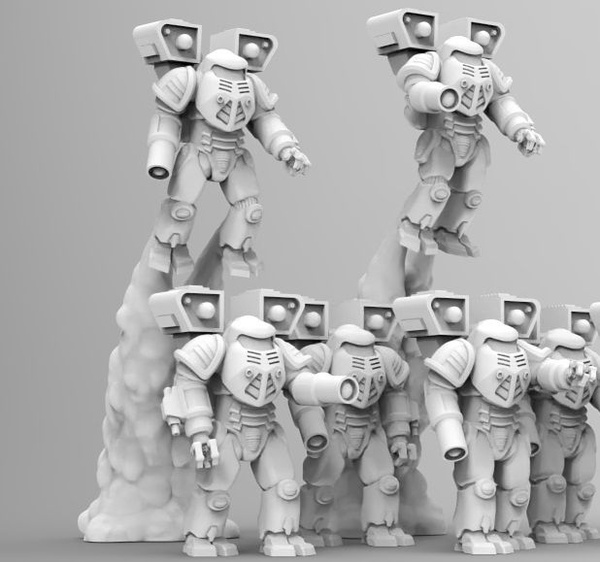 Миниатюра для настольной игры Battletech - Точка Элементалов/Point of ...