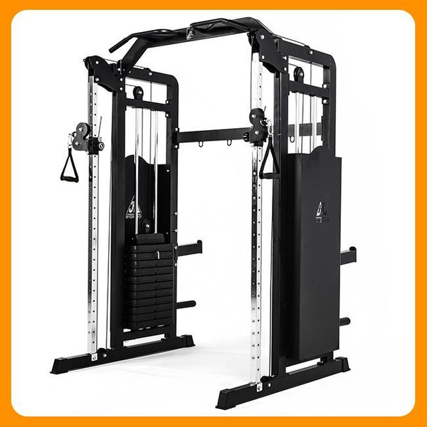 Кроссовер, силовая рама DFC D700/2 вес стека 2х81.5 кг профиль 50х50 и 50х75 мм, нагрузка до 200 ...