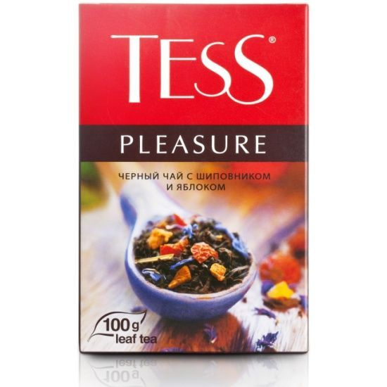 Чай TESS Pleasure черный листовой 100 г - купить с доставкой по ...