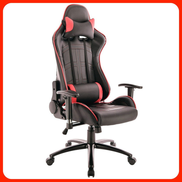 Игровое компьютерное кресло Everprof Геймерские_кресла_Everprof_красный_Экокожа - купить по ...