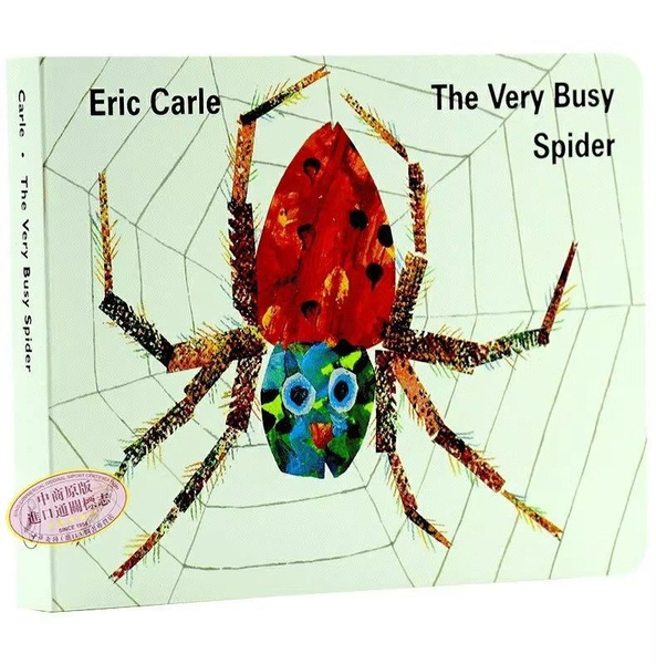 The Very Busy Spider Board Book by Eric Carle Оригинал на английском ...