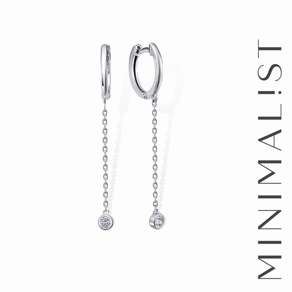 Minimal!st Серьги ювелирные конго серебро 925 женские, Una - купить с доставкой по выгодным ...