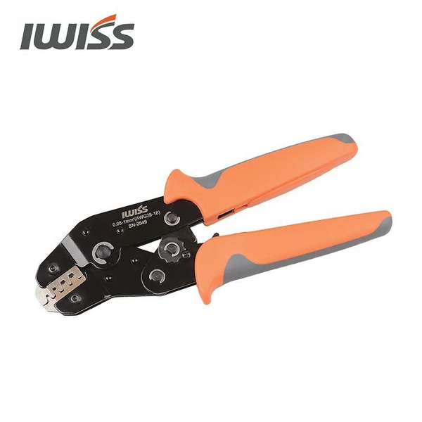 Кримпер Iwiss SN-2549, 0.03..0.52кв.мм, для штампованных клемм PH XH SM VH - купить с доставкой ...