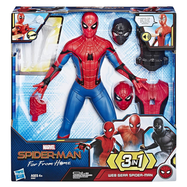 Фигурка Spiderman Человек паук 3в1 35см - купить с доставкой по ...