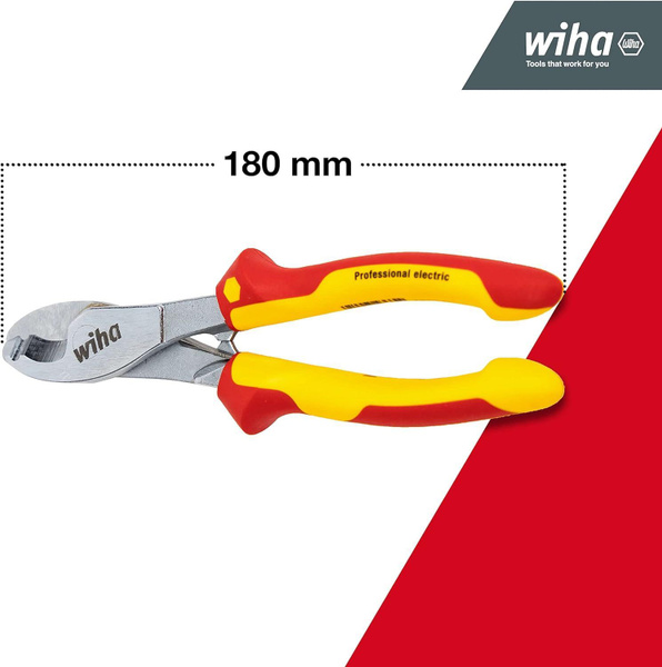 Кабелерез для медных и алюминиевых кабелей Wiha Professional electric Z ...