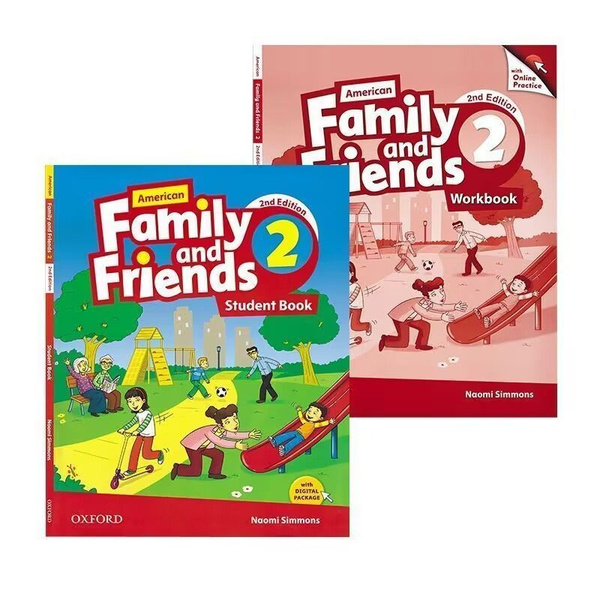 Family and Friends 2 Class Book with Online Practice + Workbook 2nd ...