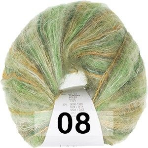 Пряжа Lang Yarns Kid Color, 0008 ЗЕЛЕНЫЙ - купить с доставкой по ...