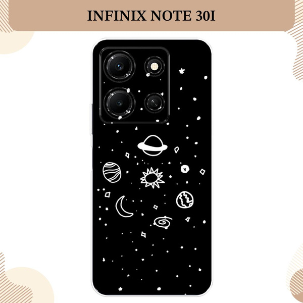 Силиконовый чехол на Infinix Note 30i / Инфиникс Нот 30i, Дудл ...