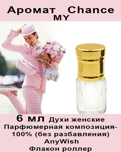 AnyWish Духи женские Аромат Шанс Духи-масло 6 мл - купить с доставкой ...