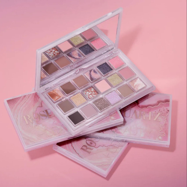 Тени для век HUDA BEAUTY "Rose Quartz" / Палетка для глаз, нюдовые ...